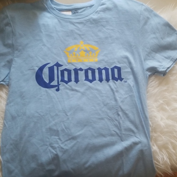 Corona | Shirts | Corona Baby Blue T Shirt | Poshmark